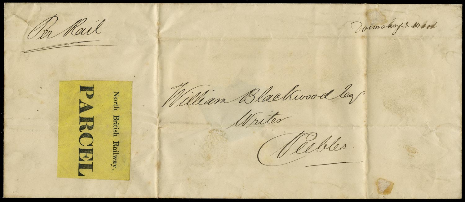 GB 1848 Railway - North British Railway parcel label – Stanley Gibbons